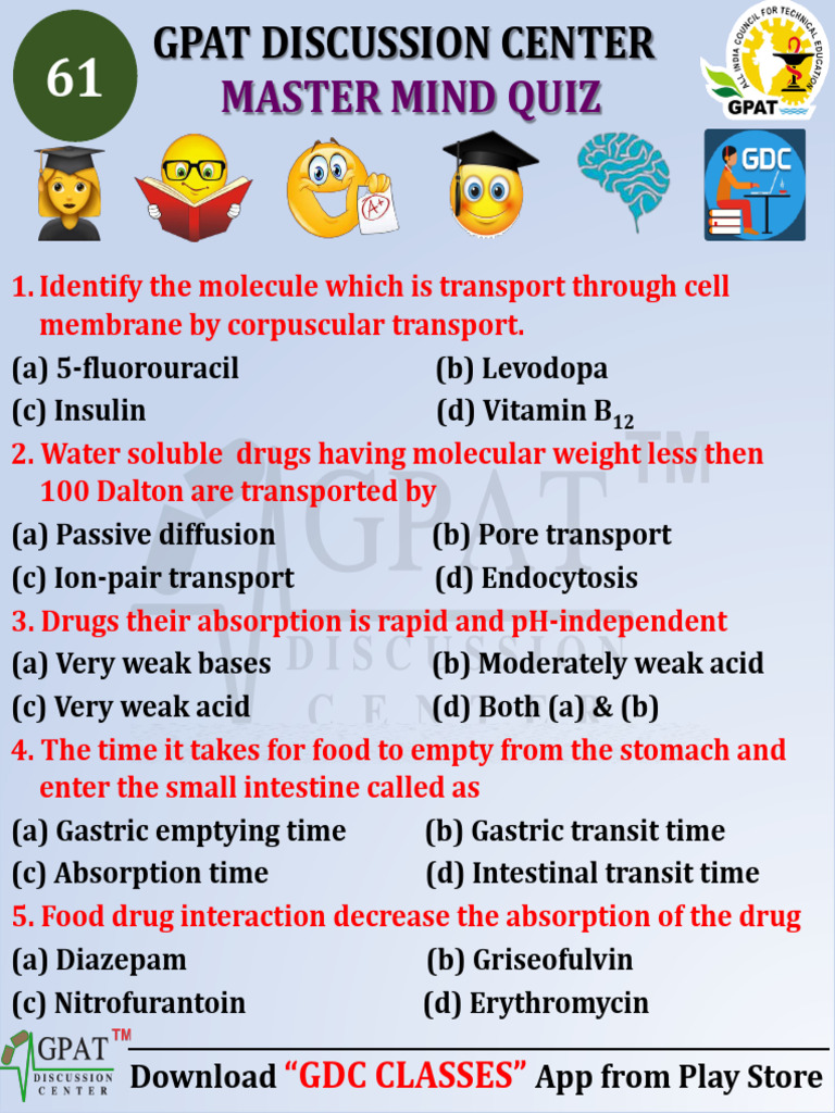 Master Mind Quiz - 4 | PDF | Polymerase Chain Reaction | Luteinizing ...