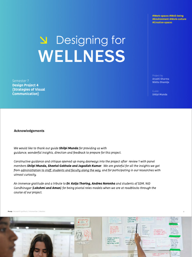 Designing Spaces For Wellness | PDF | Creativity | Learning