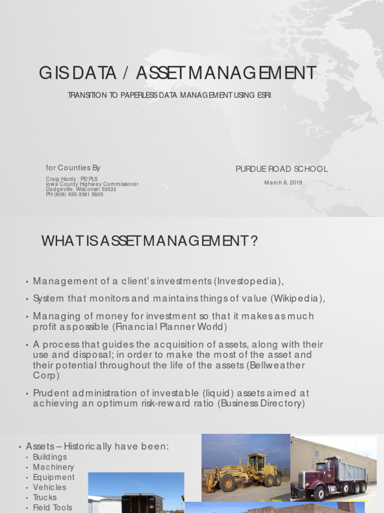 GIS Asset Management Transition Guide | PDF | Geographic Information ...