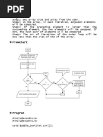 Bubble Sort Flowchart | PDF