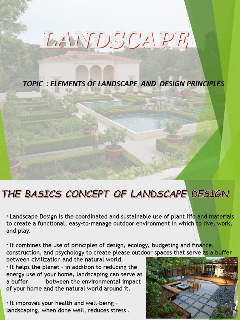 Landscape Design Principles | PDF | Home & Garden