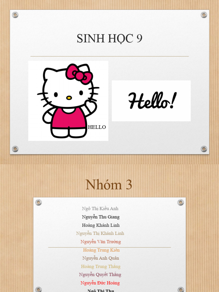 Sinh Học 9: Hello | PDF