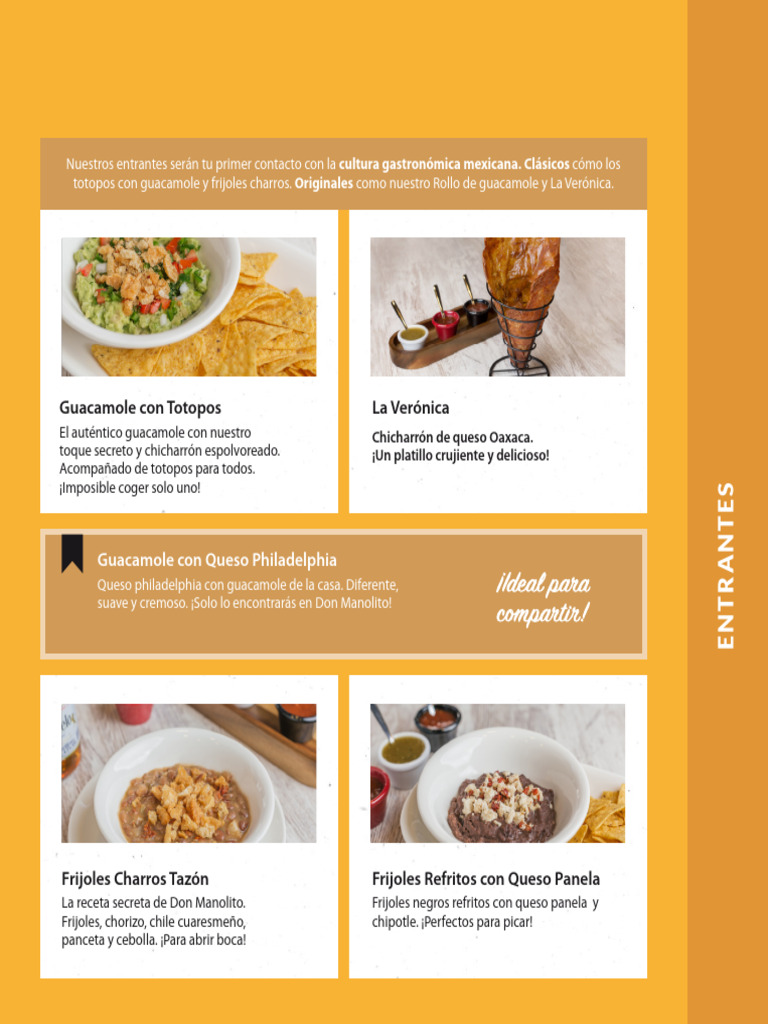 Don Manolito Taco Menu Overview | PDF