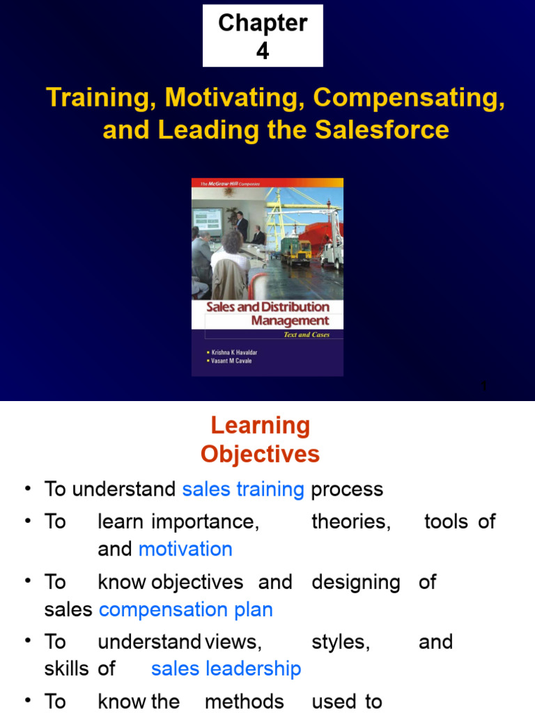 Lesson 4 - Training, Leading The Sales Force | PDF