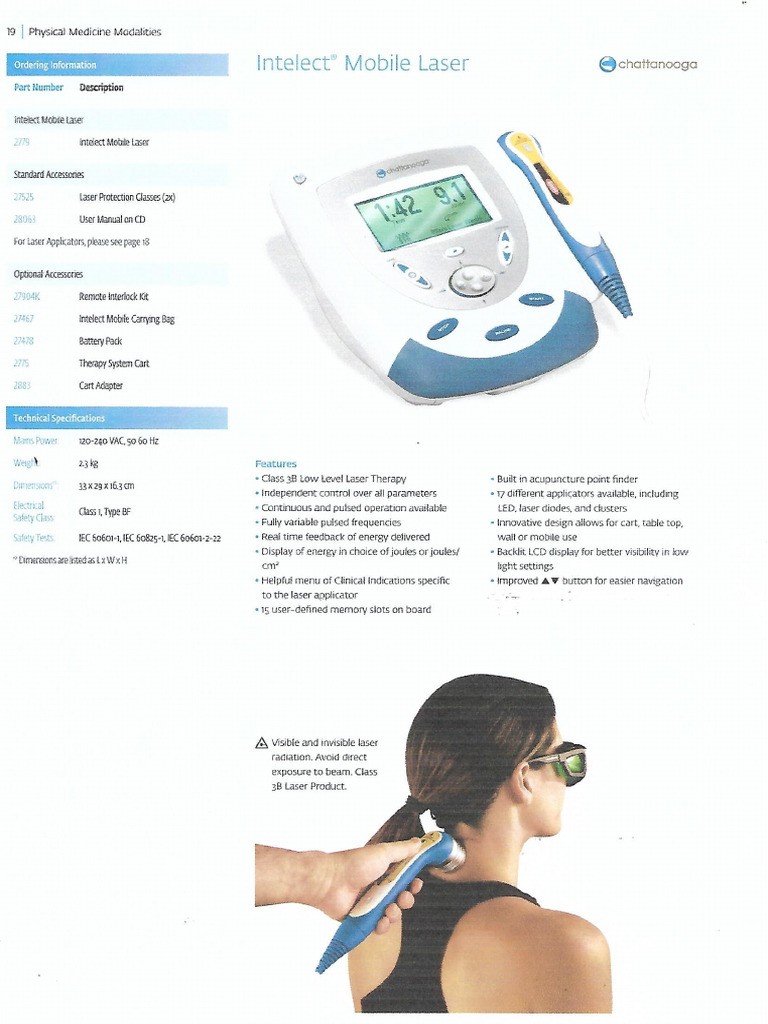 Chattanooga Intelect Mobile Laser | PDF