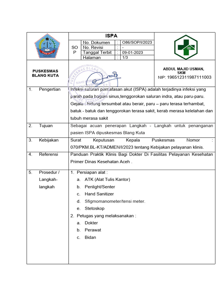 Sop Ispa | PDF