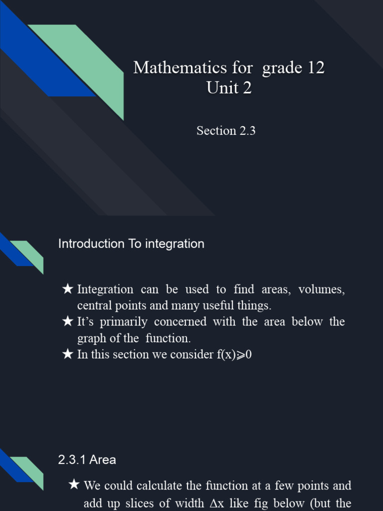 Introduction to Integration Concepts | PDF
