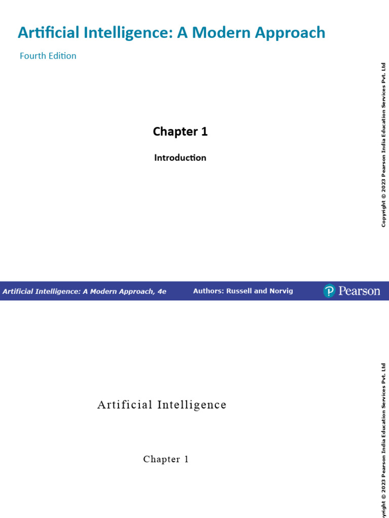 Chapter01 4e | PDF | Artificial Intelligence | Intelligence (AI) & Semantics