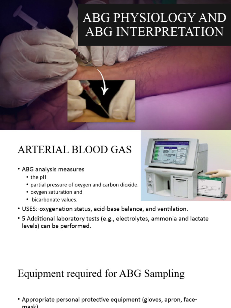 Abg Physiology and Abg Interpretation | PDF | Breathing | Buffer Solution