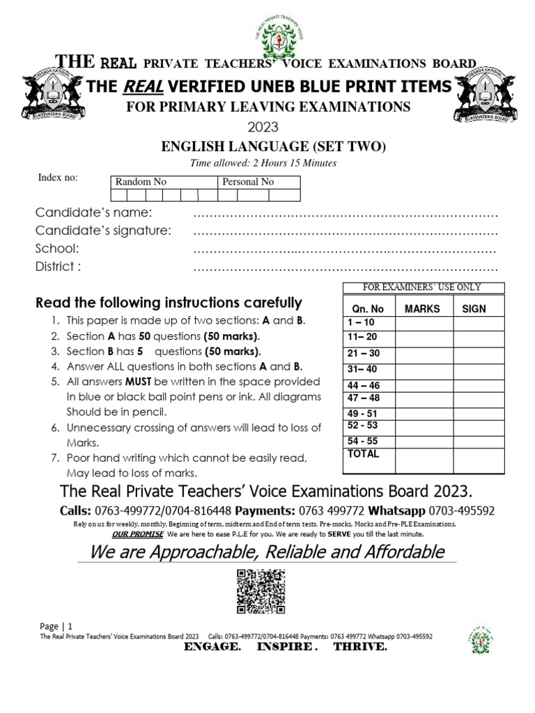 Eng Real Ple - 2 - 2023 | PDF | Plants