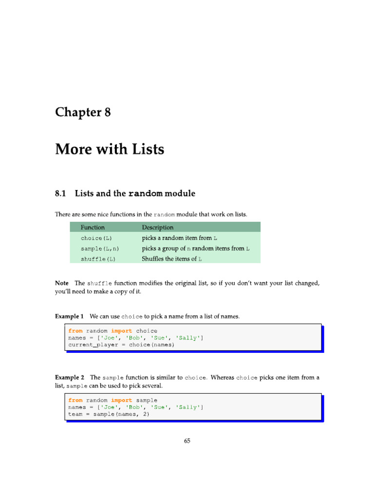 Py List Plus | PDF