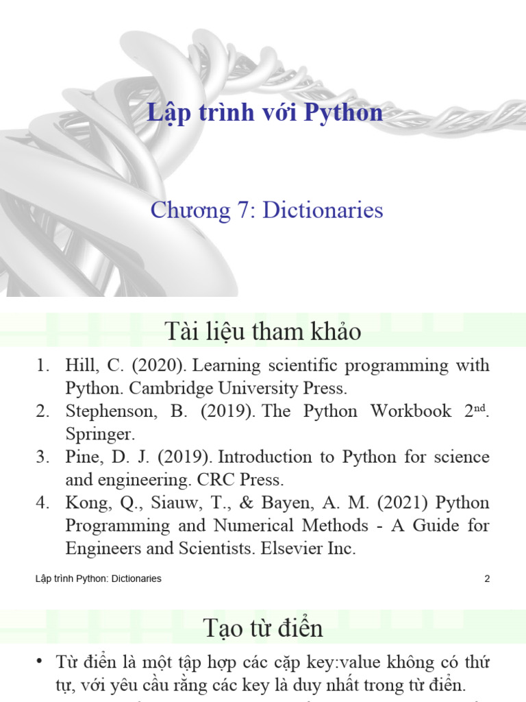 Python Dictionary | PDF