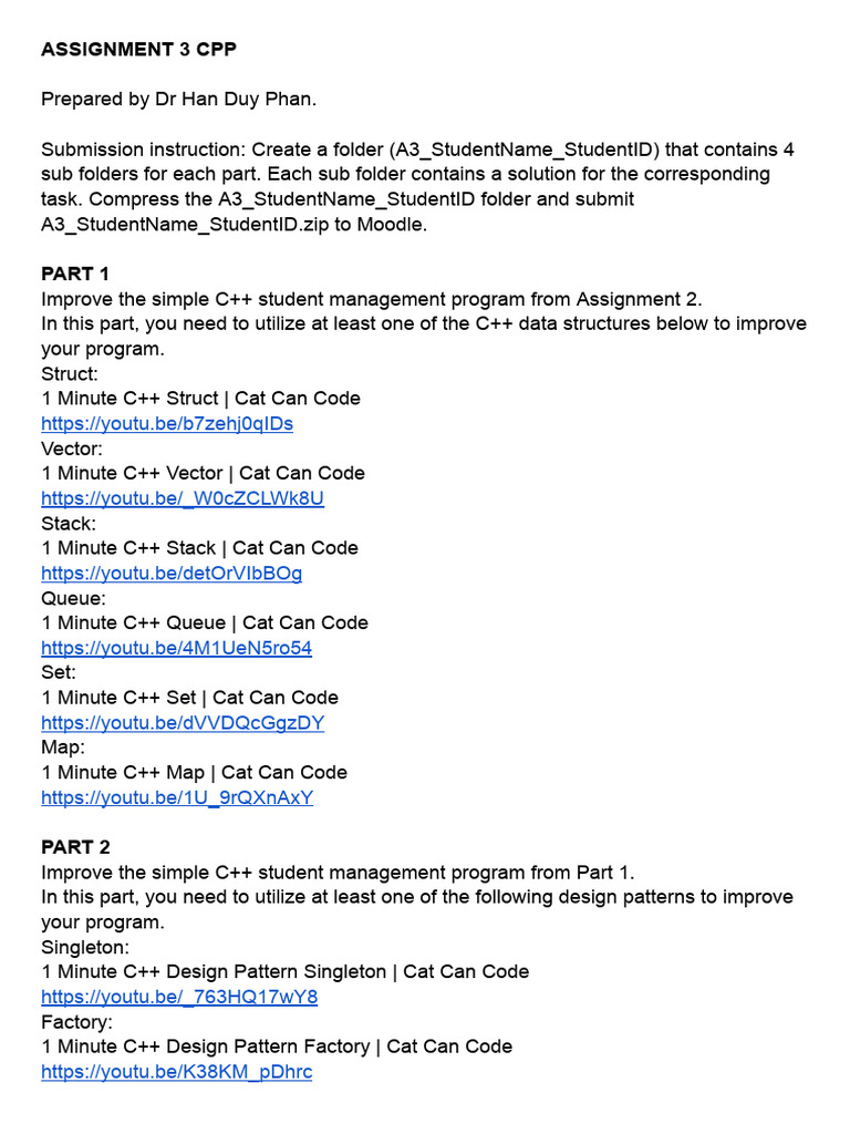 Assignment 3 CPP | PDF | C++ | Software Development
