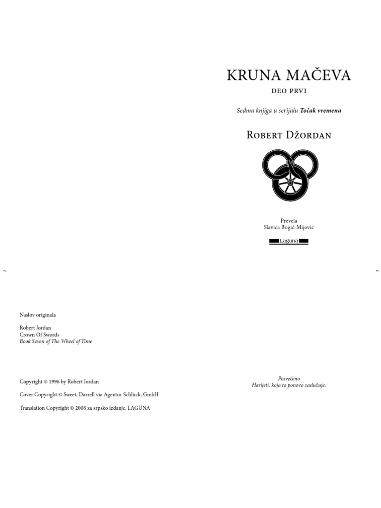 Laguna Kruna Maceva - Deo Prvi | PDF