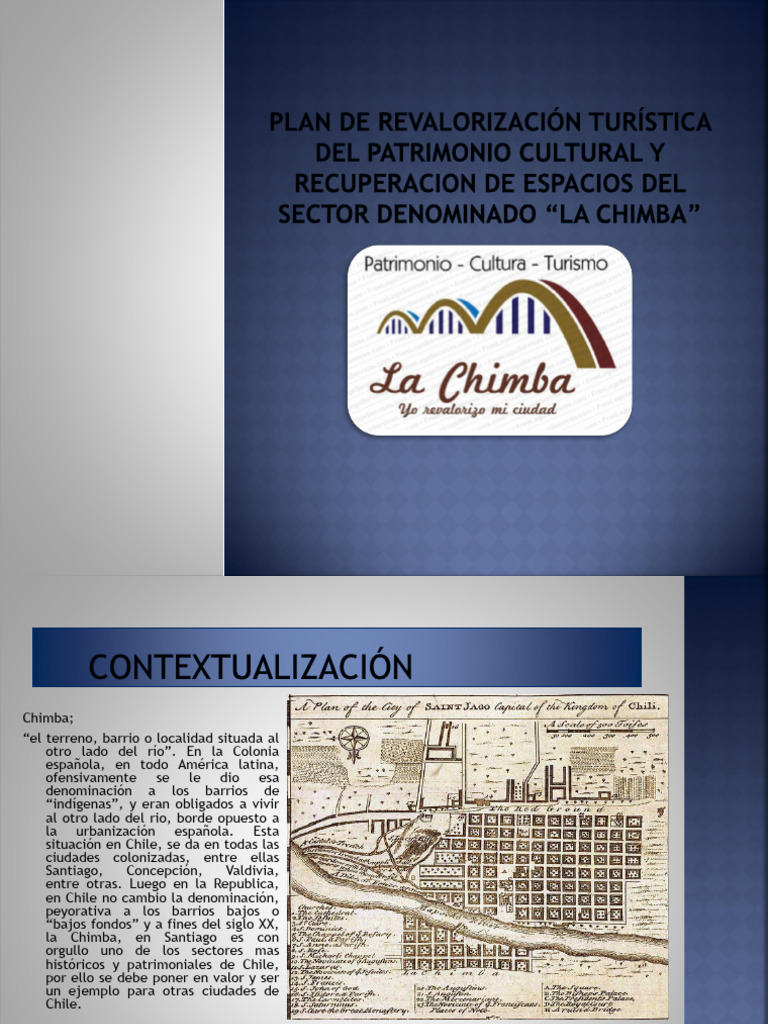 Barrio La Chimba. Stgo. | PDF | Turismo | Santiago