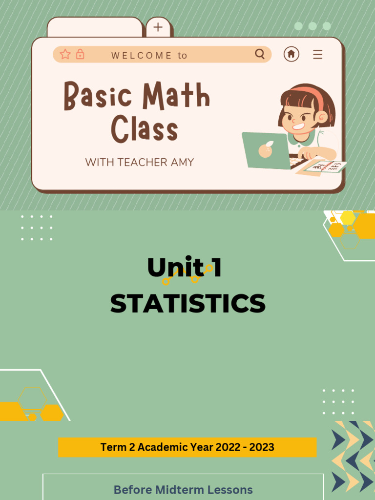 Unit 1 Statistics M2 | PDF | Statistics