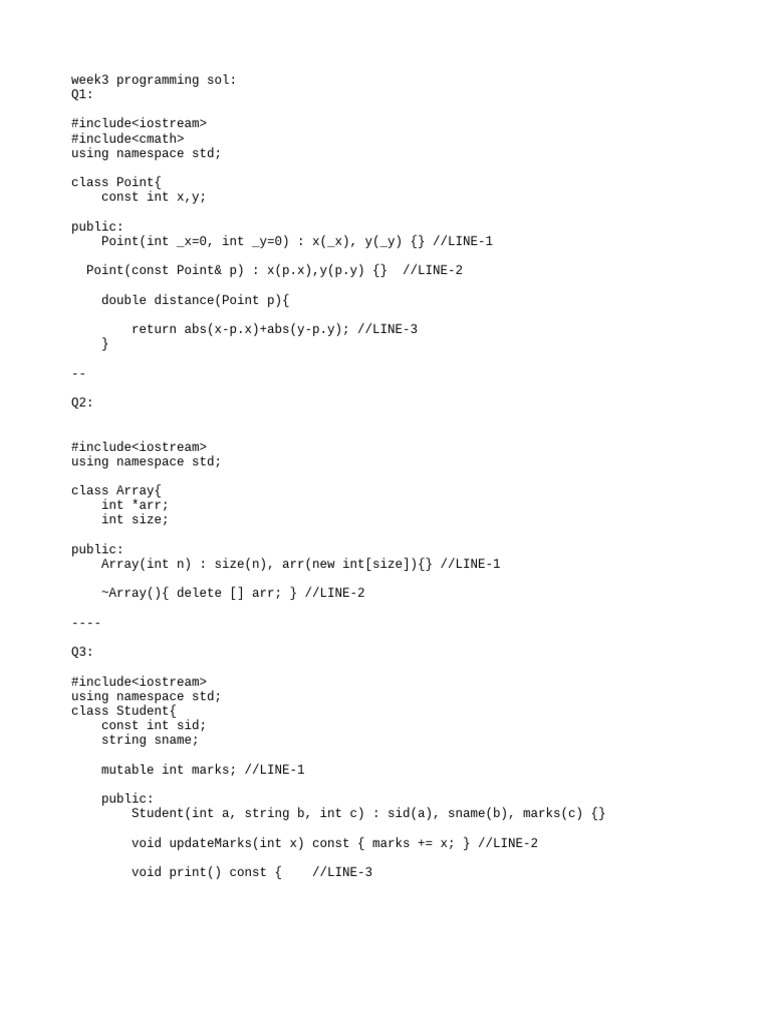 C++ Class Implementation Guide | PDF | Computers