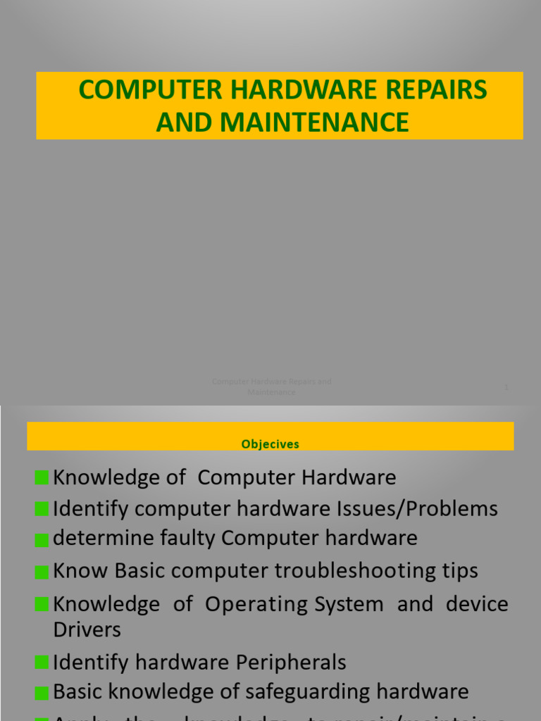 CH 1 Basics | Download Free PDF | Computer Hardware | Usb