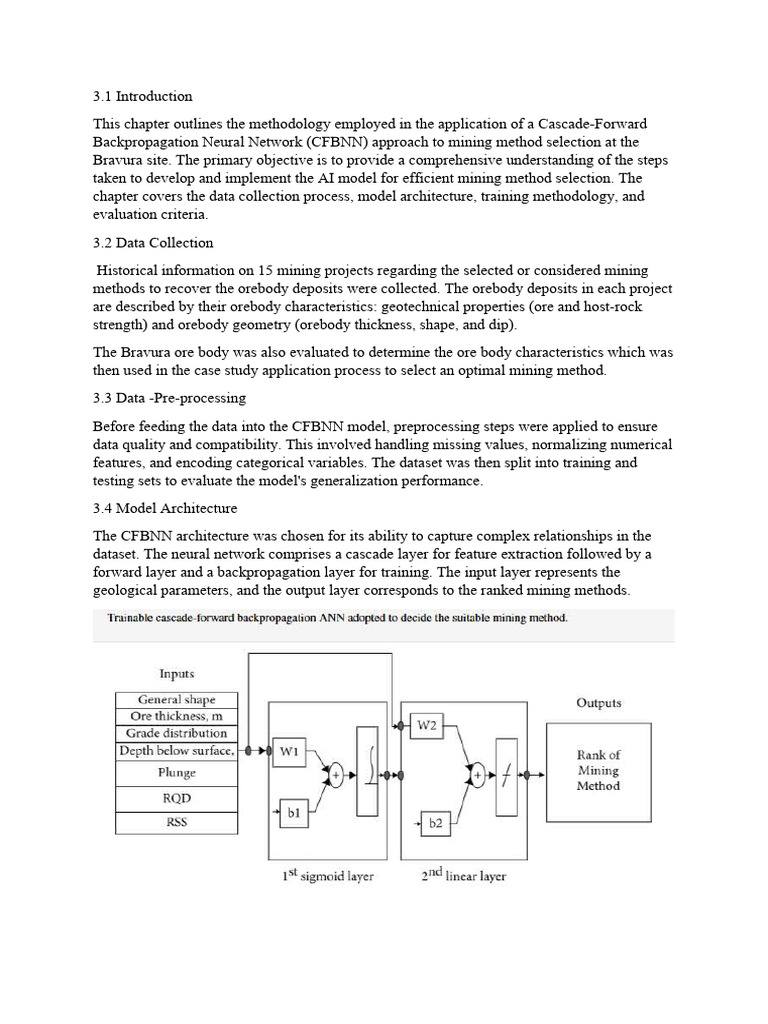CHAPTER 3 2 BASED ON AI in Mining Method Selection | PDF CHAPTER 3 2 BASED ON AI in Mining Method Selection | PDF