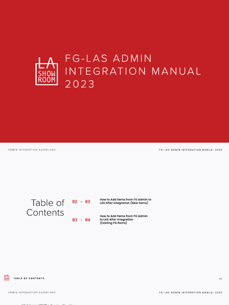 Manual Fg Las Admin Integration 2023 Download Free Pdf Software