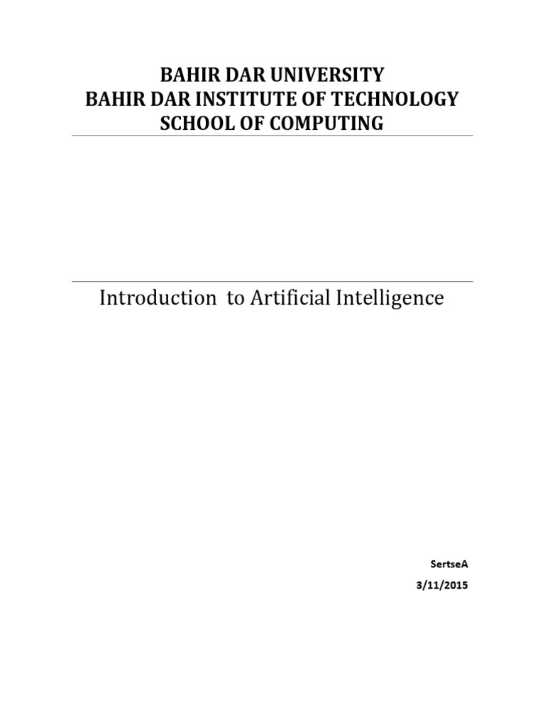 Artificial Intelligence Lab Manual | PDF Artificial Intelligence Lab Manual | PDF