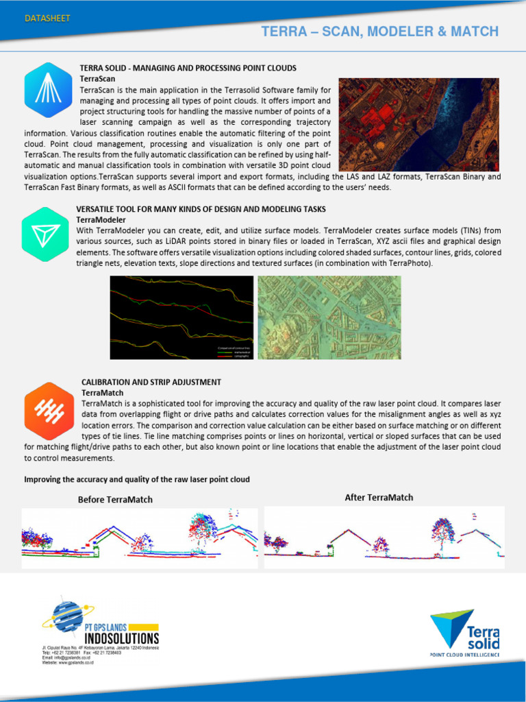 TerraScan Modeller Macth | PDF | Lidar | Computing