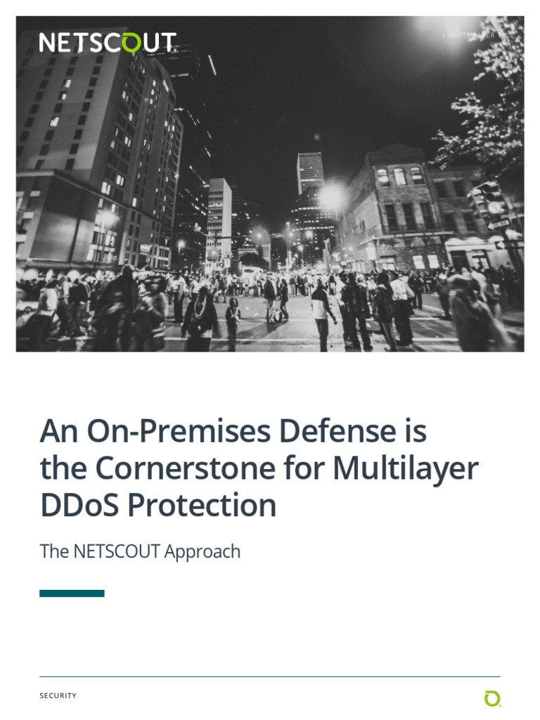 On-Premises DDoS Defense Strategy | PDF | Business | Computers
