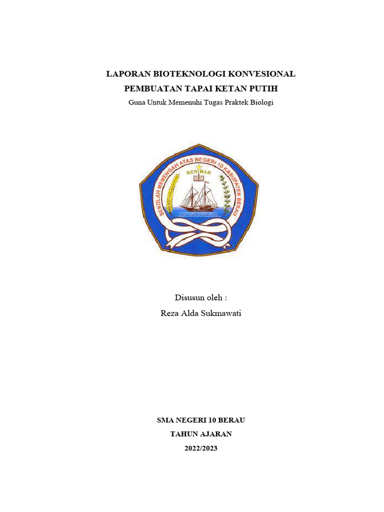 Pembuatan Tapai Ketan Putih Fermentasi | PDF