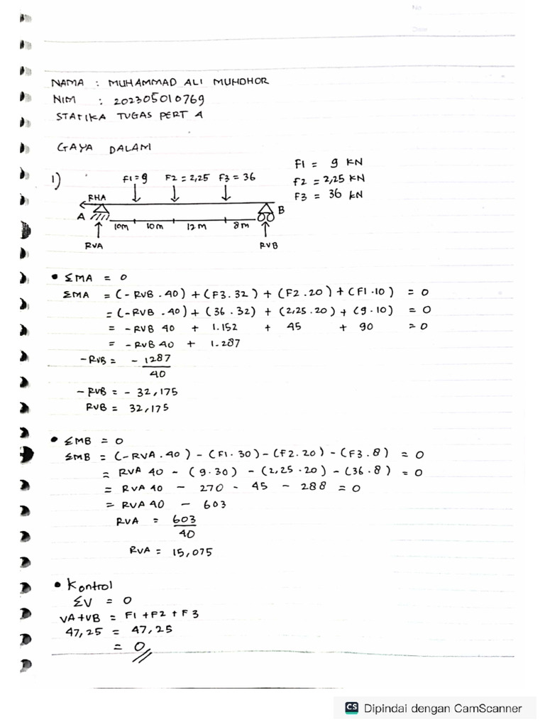 Statika pert 4 | PDF