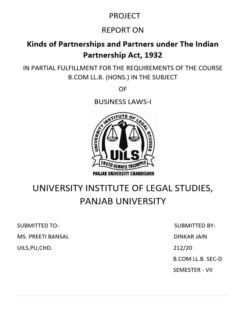 Business Law Project | PDF | Law