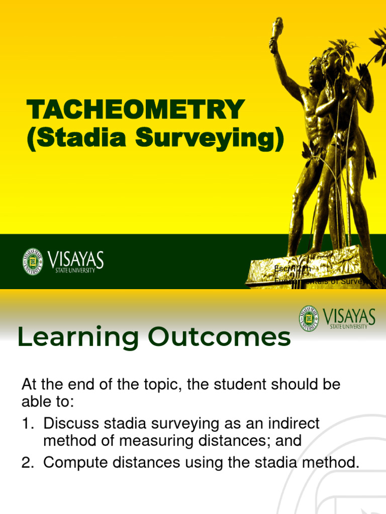 Tacheometry Stadia Surveying | PDF | Surveying | Probability And Statistics