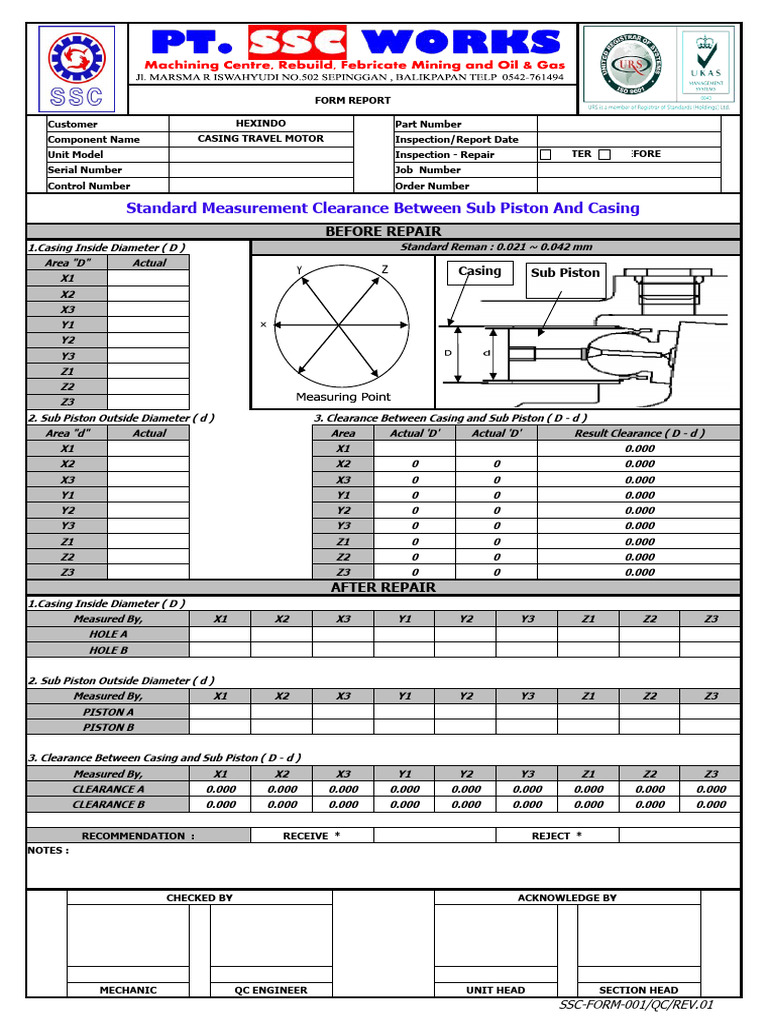Casing Travel Motor All Model | PDF