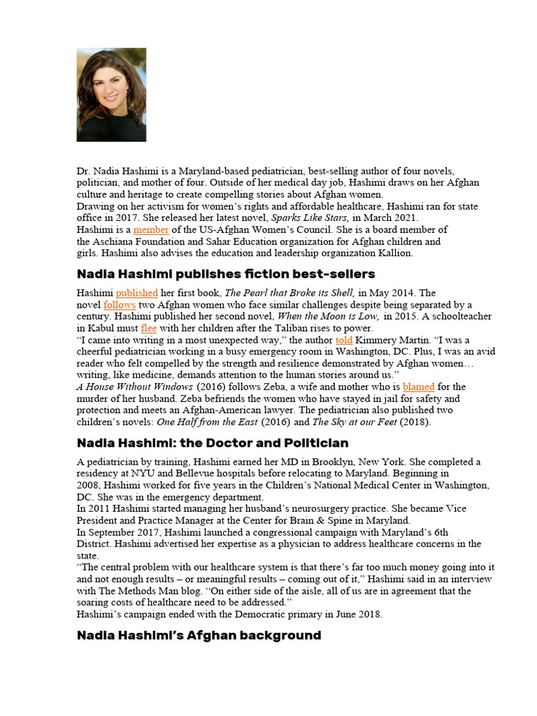 Afghan Amrican Women Writers | PDF | Afghanistan | Politics Of Afghanistan