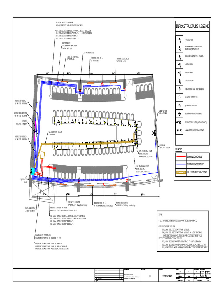 Av Layout - Navy Conference Table - 10-02-23-DWG-001 | PDF