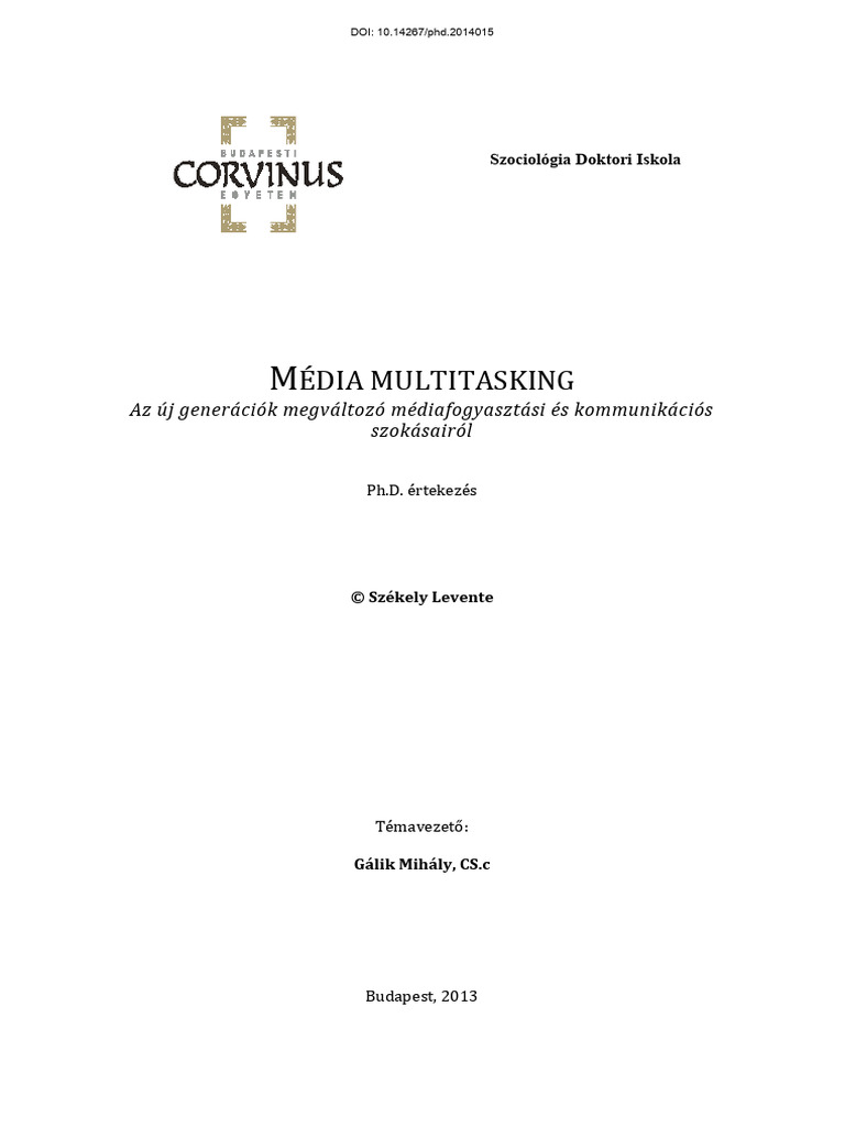 MÉDIA MULTITASKING | PDF