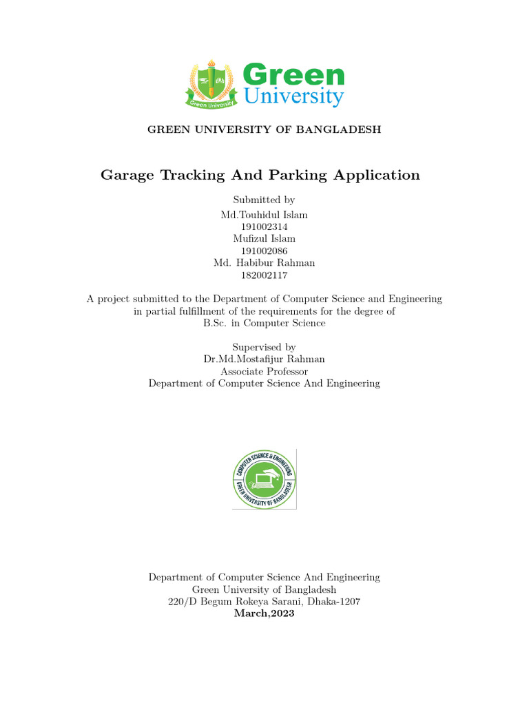 Final Project Book 2023 | PDF | Software Development Process | Parking
