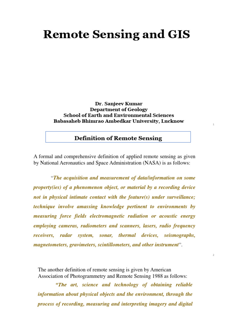 Remote Sensing | Download Free PDF | Remote Sensing | Infrared