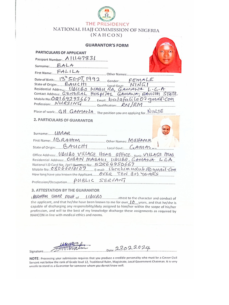 Guarantor editing | PDF