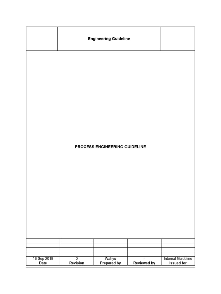 Engineering Guideline | PDF