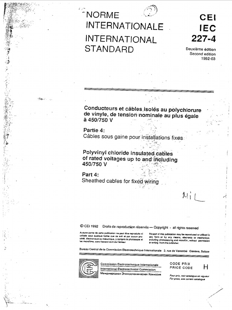 Iec 60227 4 | PDF