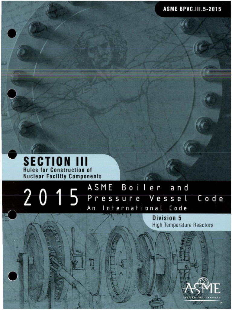 Asme Bpvc III Div 5 2015 | PDF | Boiler | Nuclear Power Plant