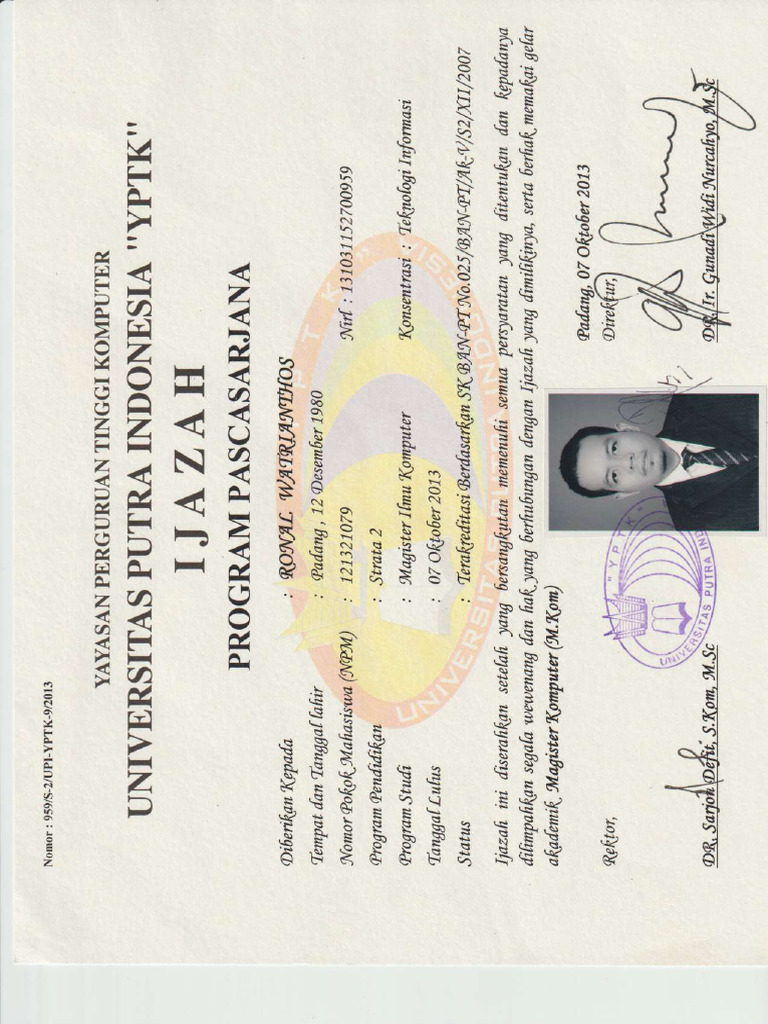 Ijazah S2 | PDF
