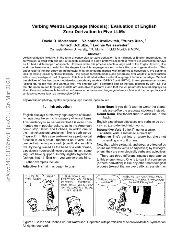 LLM Paper 1 | PDF | Verb | Word