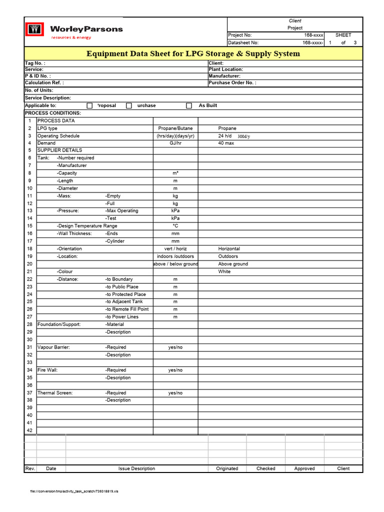 Olukunle Afeni - Datasheet LPG Storage and Supply System | PDF ...