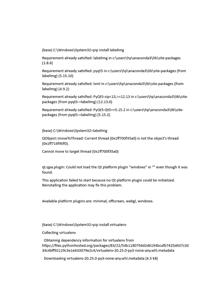 install pyqt5 | PDF | Microsoft Windows | Software Engineering