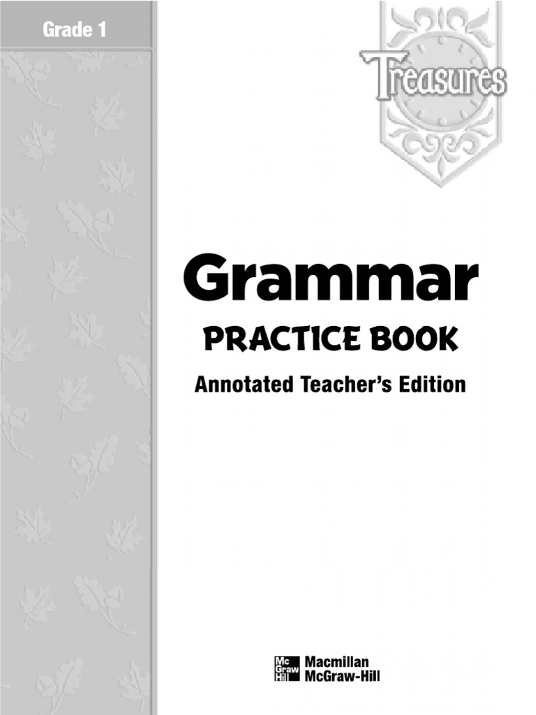 Grammar Practice Book Annotated Version | PDF