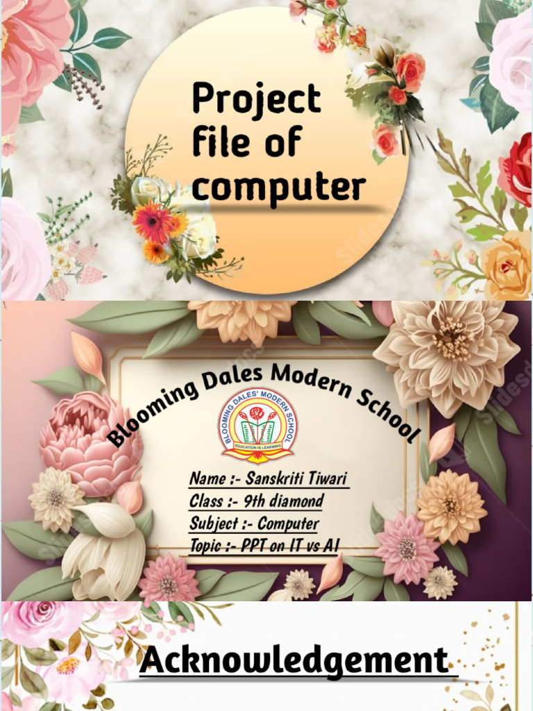 Computer Project File | PDF | Artificial Intelligence | Intelligence (AI) & Semantics