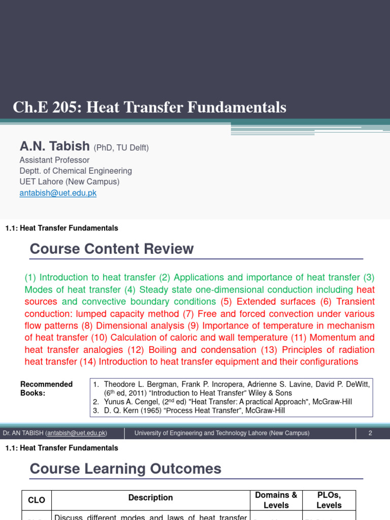 Lectures - Heat Transfer Fundamentals | PDF | Boundary Layer | Heat Transfer