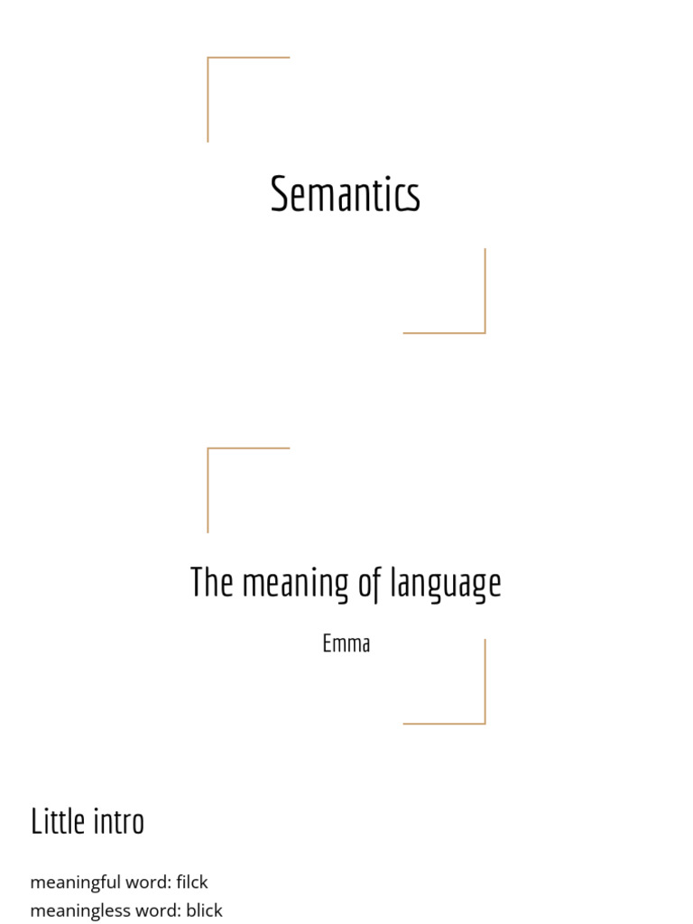 Semantics (2.0) | PDF | Idiom | Noun