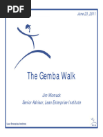 Gemba Walk Template for Process Improvement | PDF
